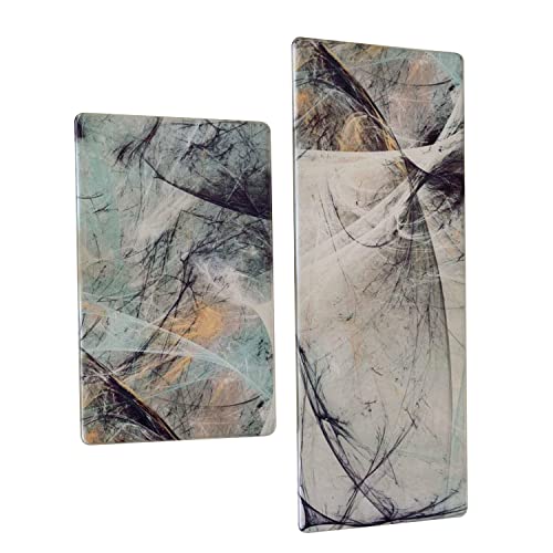 Anti Fatigue Mats for Kitchen Floor/Kitchen Accessories Floor Mats/Standing Mat for Standing Desk Home Office/Foot Pain Relief Non Slip Mat/Ergonomic Design in 2 Piece/KC&N