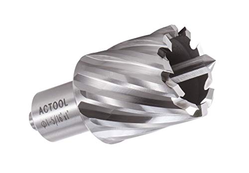 ACTOOL 1-5/16" Diameter × 1" Depth of Cut HSS ANNULAR Cutter with 3/4'' Weldon Shank