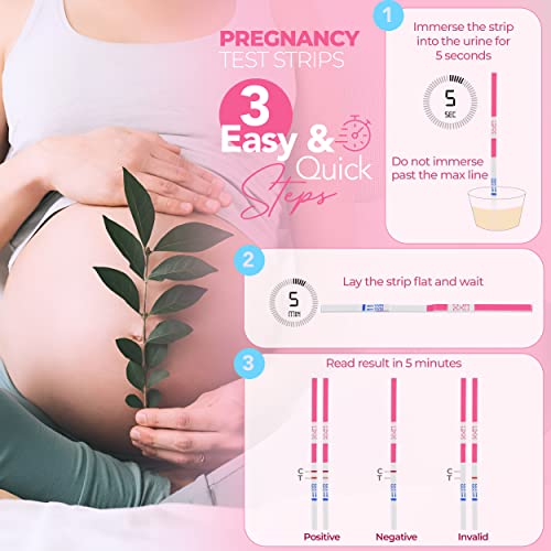 Clinical Guard 40 Ovulation Test Strips and 10 Early Pregnancy Test Strips Combo Rapid HCG Test Fertility Ovulation Predictor Kit