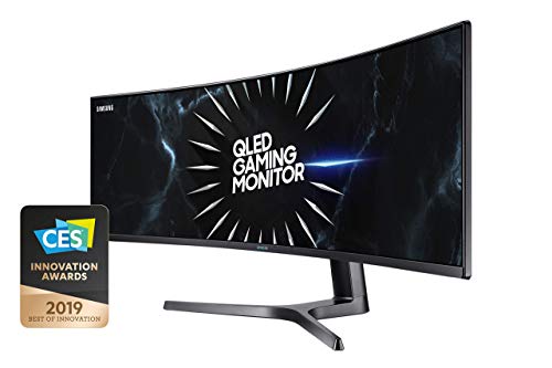 Samsung Double QHD CRG9 Series 49-Inch Curved Gaming Monitor (LC49RG90SSNXZA), Black (Renewed)