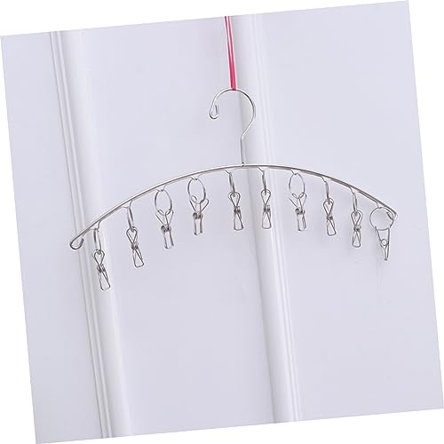 Cabilock 2 Pack Drip Hanger Clothes Clips Laundry Drying Rack Clothes Hanger Laundry Hanger Socks Rack Coat Hanger Clothespin arc