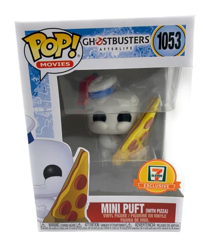 Funko POP! Ghostbuster Afterlife 7/11 Exclusive Mini Puft (w/ Pizza) #1053 - Free Acrylic Case