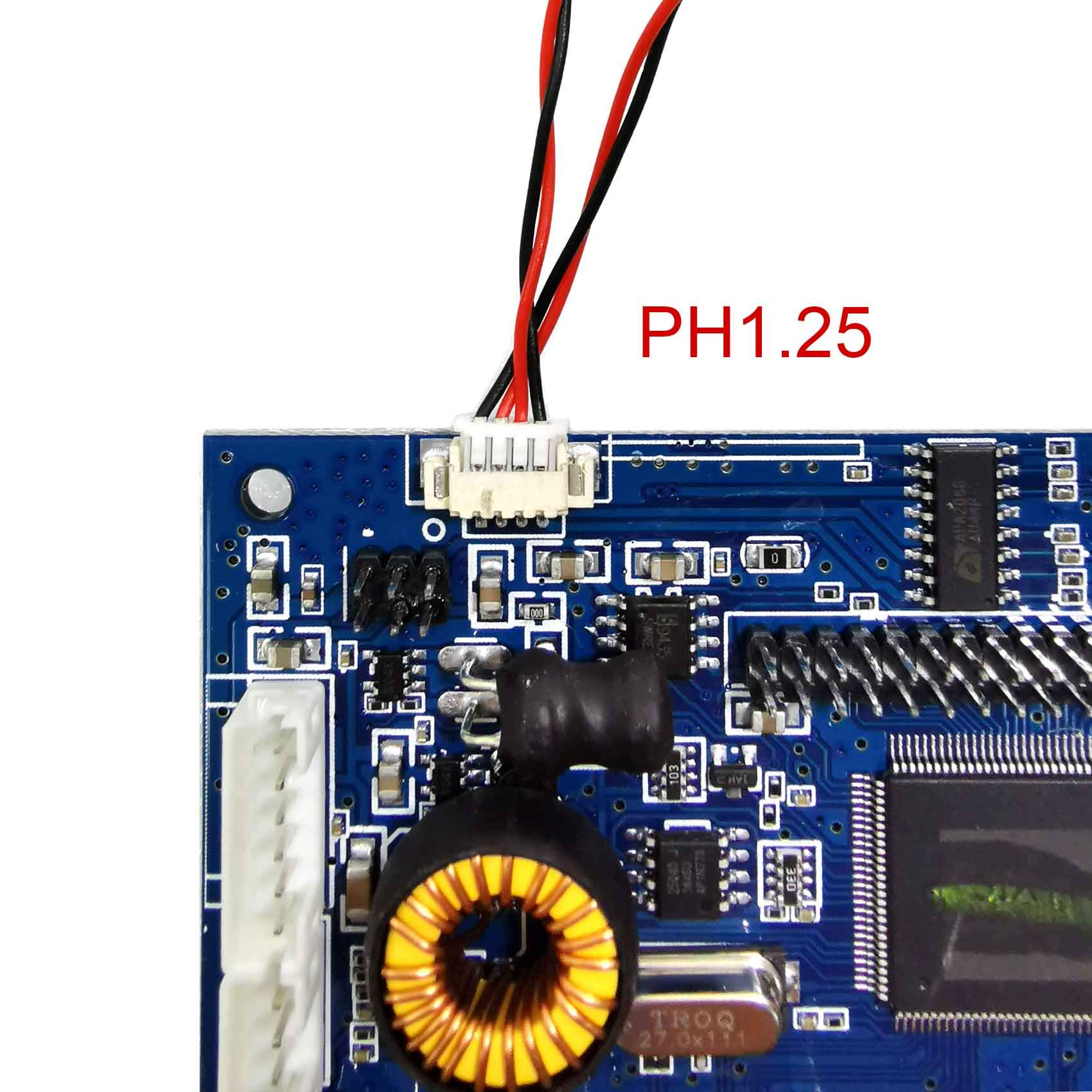 VSDISPLAY 8ohm 2W Speaker Size with PH1.25 Connector, fit LCD Controller Board, Such as VS-TY2660H-V818 /-V815/-V812/-V661 VS-RTD2556HM-V2-40pin VS-RTD2556HM-V1-30pin VS-RT2795T4K-V1
