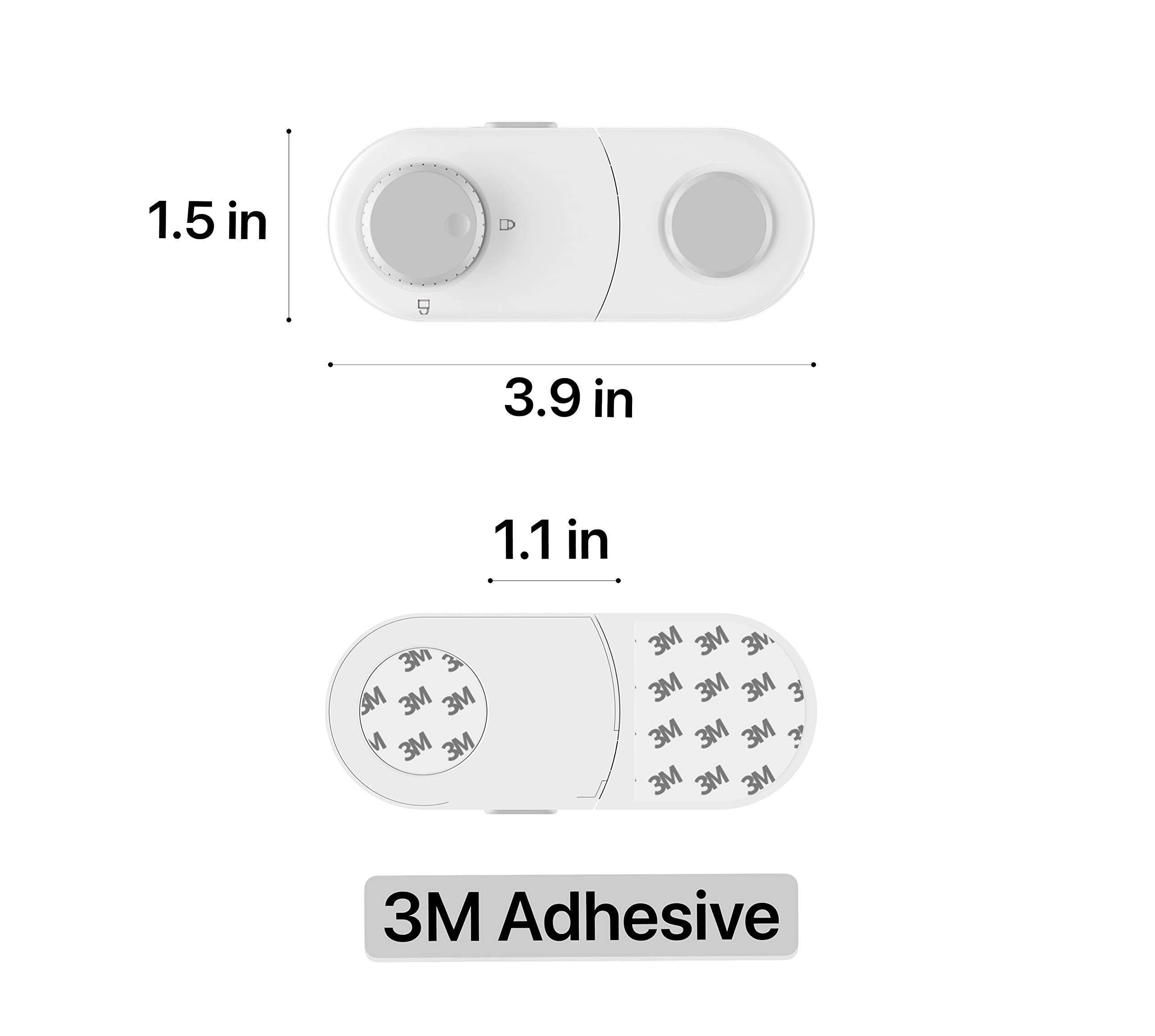 Closet Drawer Locks for Baby (2 Pack) and Child Safety Cabinet Locks with Upgraded Double Security Design for Cabinet Oven Closet Fridge Cupboards