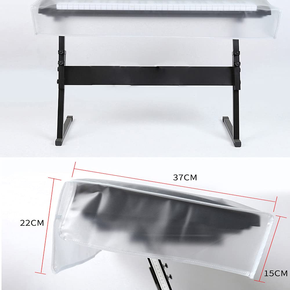 88 Key Digital Piano Keyboards Cover Electronic Piano Transparent Waterproof Protect Bag for Pianos (88-Key)