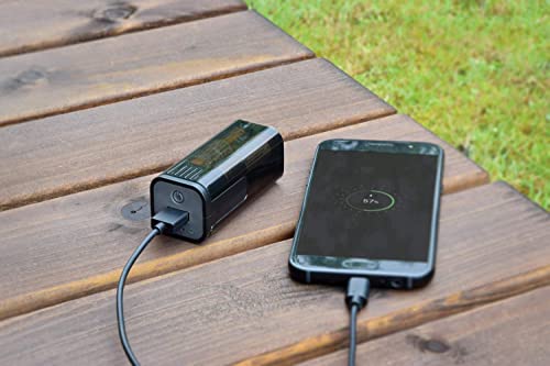 ADCB POW1 - Emergency USB Battery Powered Power Bank Compact Portable 4 AA Batteries Ideal for Smartphones, Tablets, Mobile, Apple, iPhone, Android