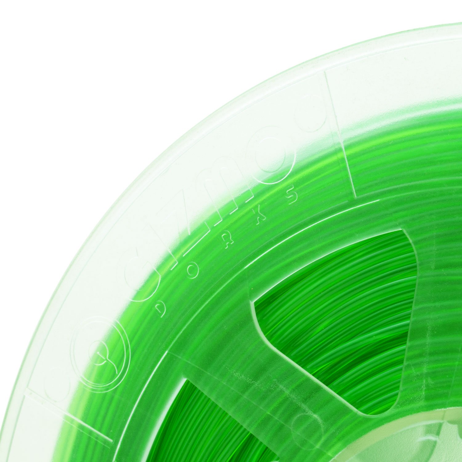 Gizmo Dorks 1.75mm PLA Filament 1kg / 2.2lb for 3D Printers, Translucent Green