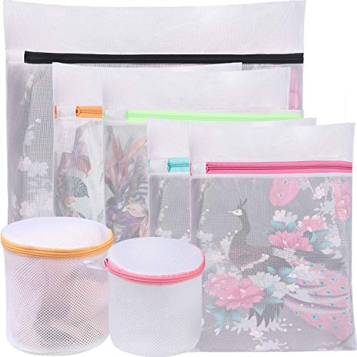 Bagail Set of 13 Mesh Laundry Bags,11 Fine Mesh Laundry Bags and 2 Bra Wash Bags