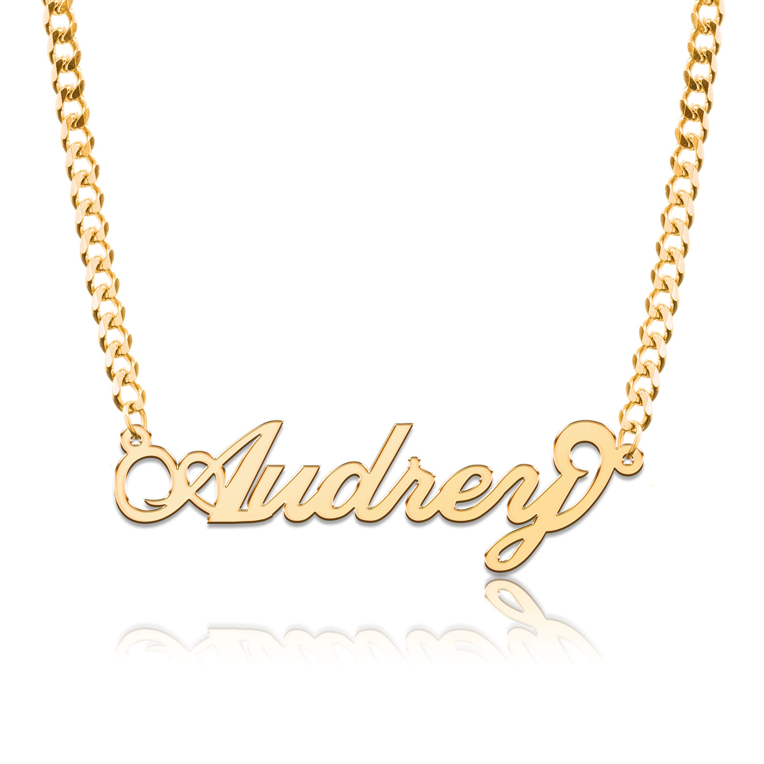 Custom Name Necklace Customizable Name Necklace for Women Name Plate Necklaces with Names