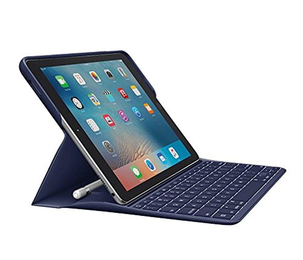 Logitech Create: Backlit Wireless Keyboard with Smart Connector For iPad Pro 9.7 Inch (Blue) - Will NOT fit Other Models or Other Sizes! ONLY fits iPad Pro 9.7 Inch
