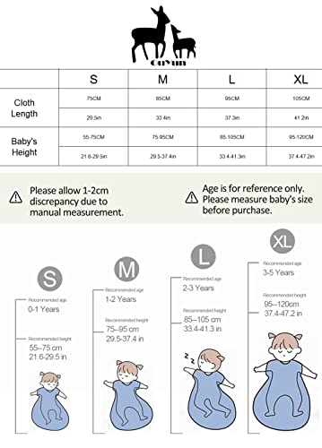 OuYun Baby Organic Sleeping Bag Detachable Sleeve Wearable Blanket,Pink,350g Filling for 32-59℉