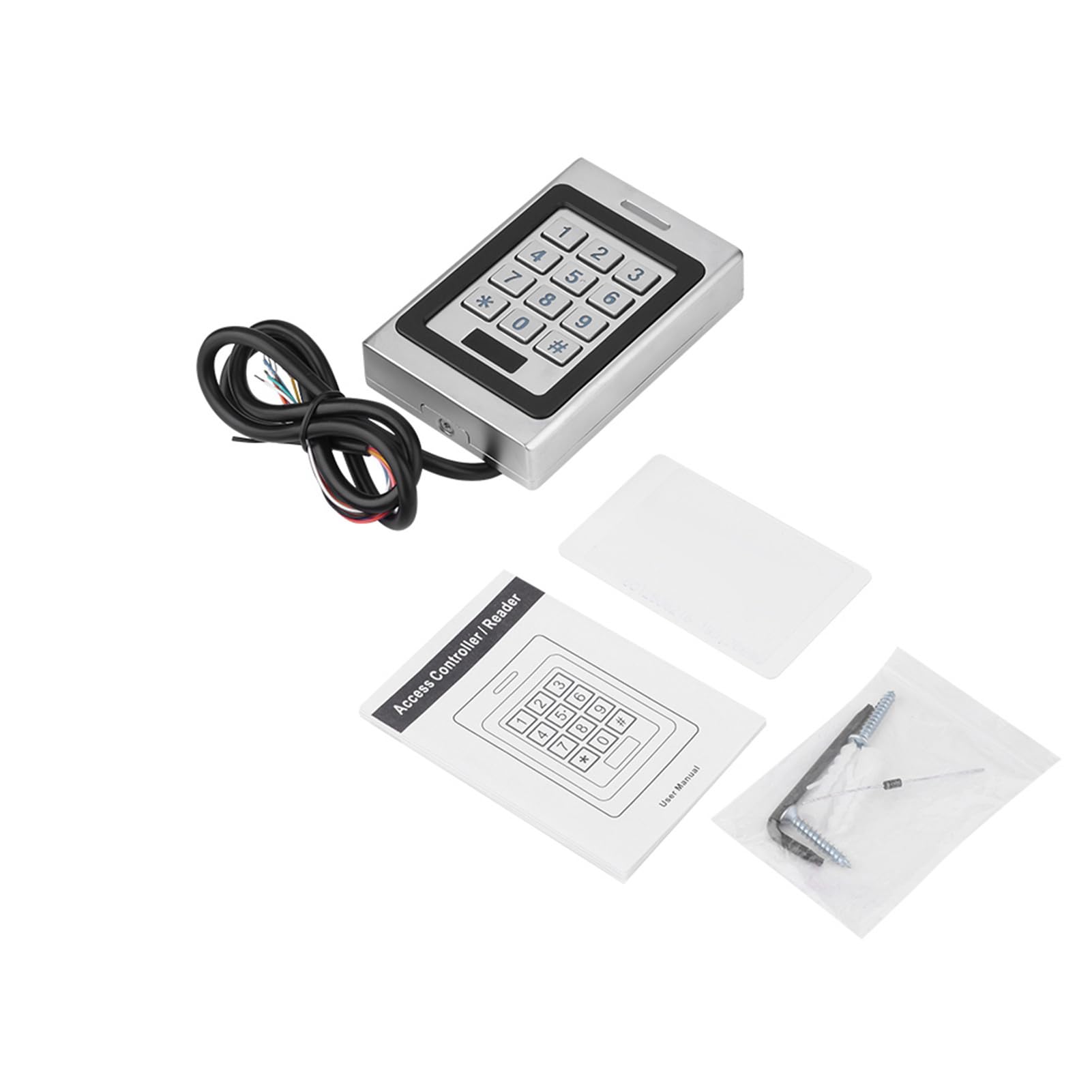 Waterproof IP67 RFID Card Door Access Controller, Keypad Security Door Access Control System, DC12V Access Controller Support 3000 Users, Intelligent Key Board 3 Way to Open Door