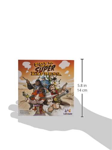Colt Super Express Board Game - Fast-Paced Wild West Showdown! Strategy Game for Kids & Adults, Ages 10+, 3-7 Players, 15 Minute Playtime, Made by Ludonaute