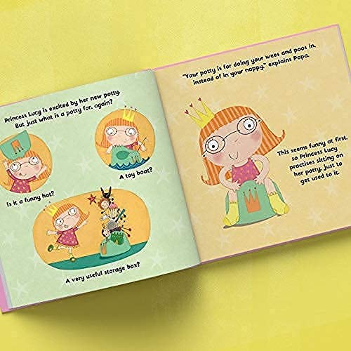 Princess Polly: Personalized Potty Training Book (Square Hardback)