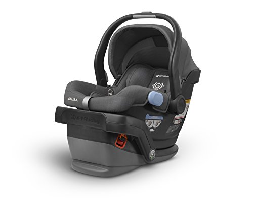 UPPAbaby MESA Infant Car Seat - Jordan (Charcoal Melange) Wool Version + Travel Bag for MESA