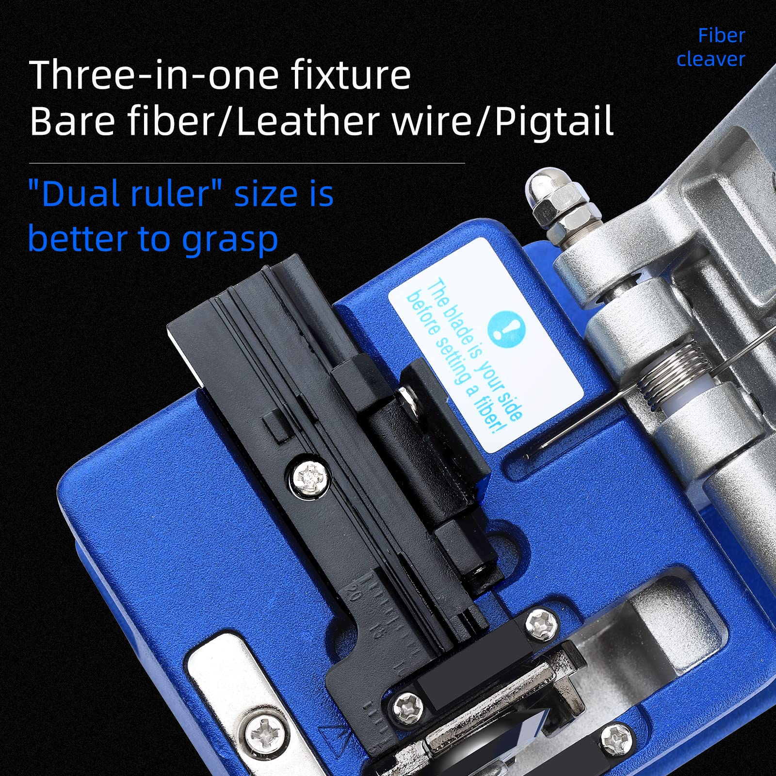 Cruiser FC-6S Optical Fiber Cleaver High Precision Stripping Cutter Tools Cleaves for SUMITOMO with 36,000 Cleaves and Coating Diameter: 250um - 900um