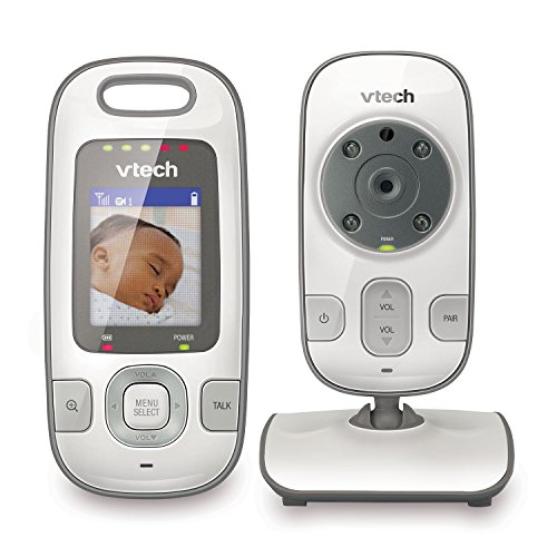 VTech BV73121GY Digital Video Baby Monitor with Full-Color and Automatic Night Vision, Gray