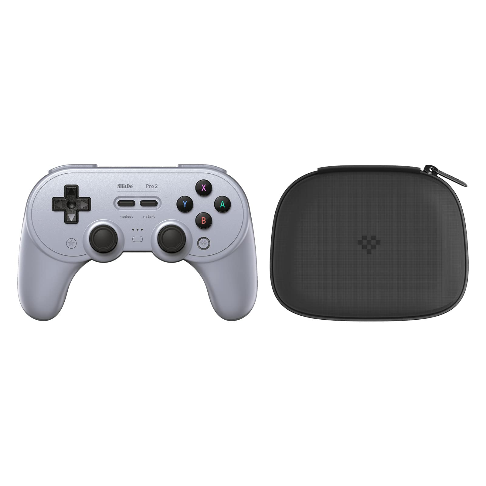 8Bitdo Pro 2 Bluetooth Gamepad for Switch/Switch OLED, PC, macOS, Android, Steam & Raspberry Pi with Storage Case (G Classic Edition)