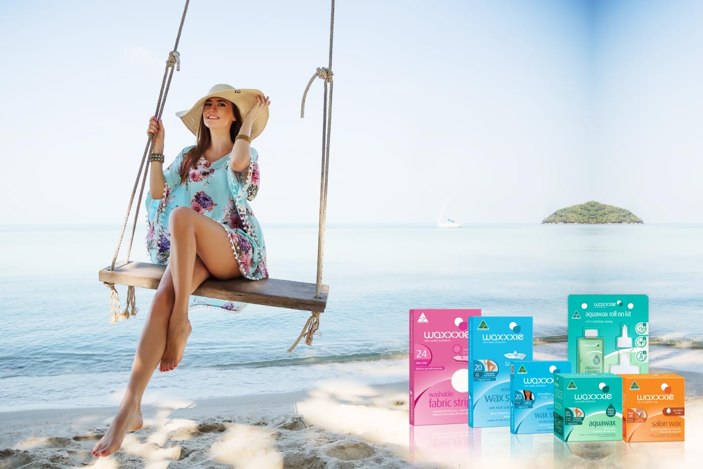 Waxxxie Ready To Use Body Strips 20pk Professional Large Pre Waxed Strips for Salon Quality Waxing from your Home