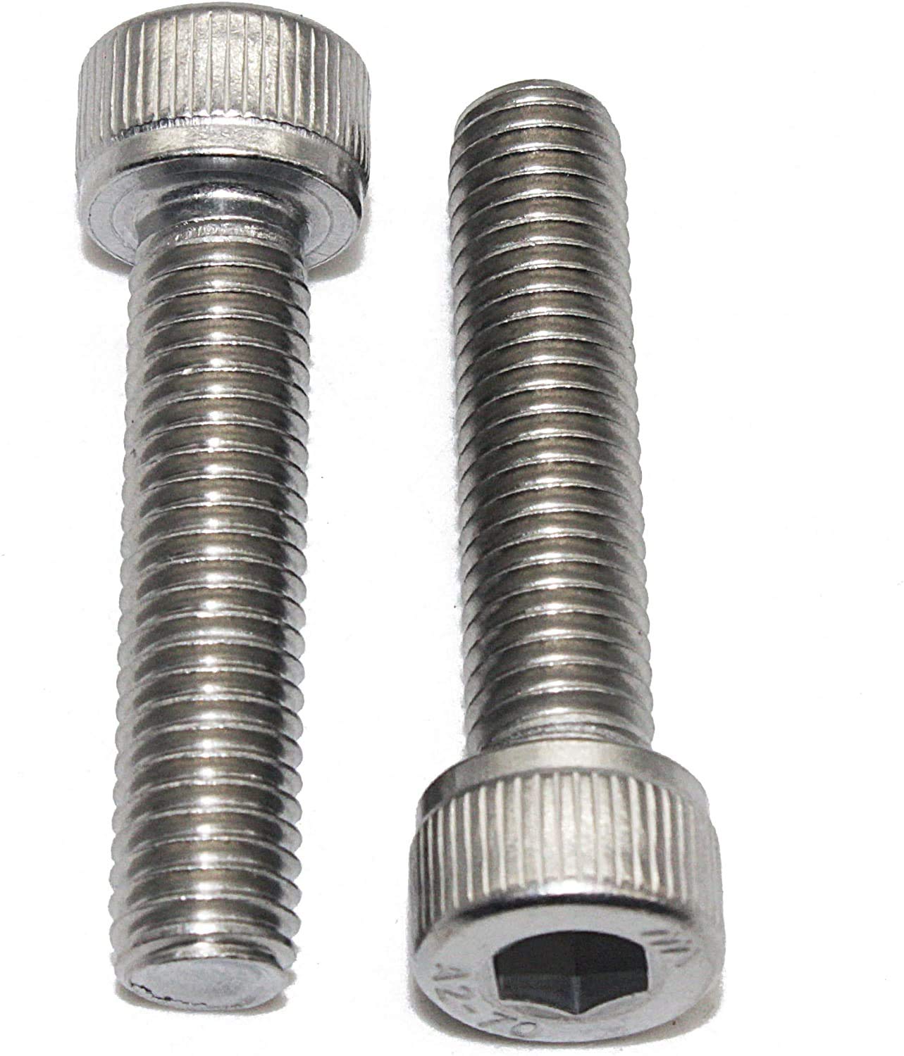 M4 x 25MM Socket Head Cap Screws,304 Stainless Steel, Quantity 50