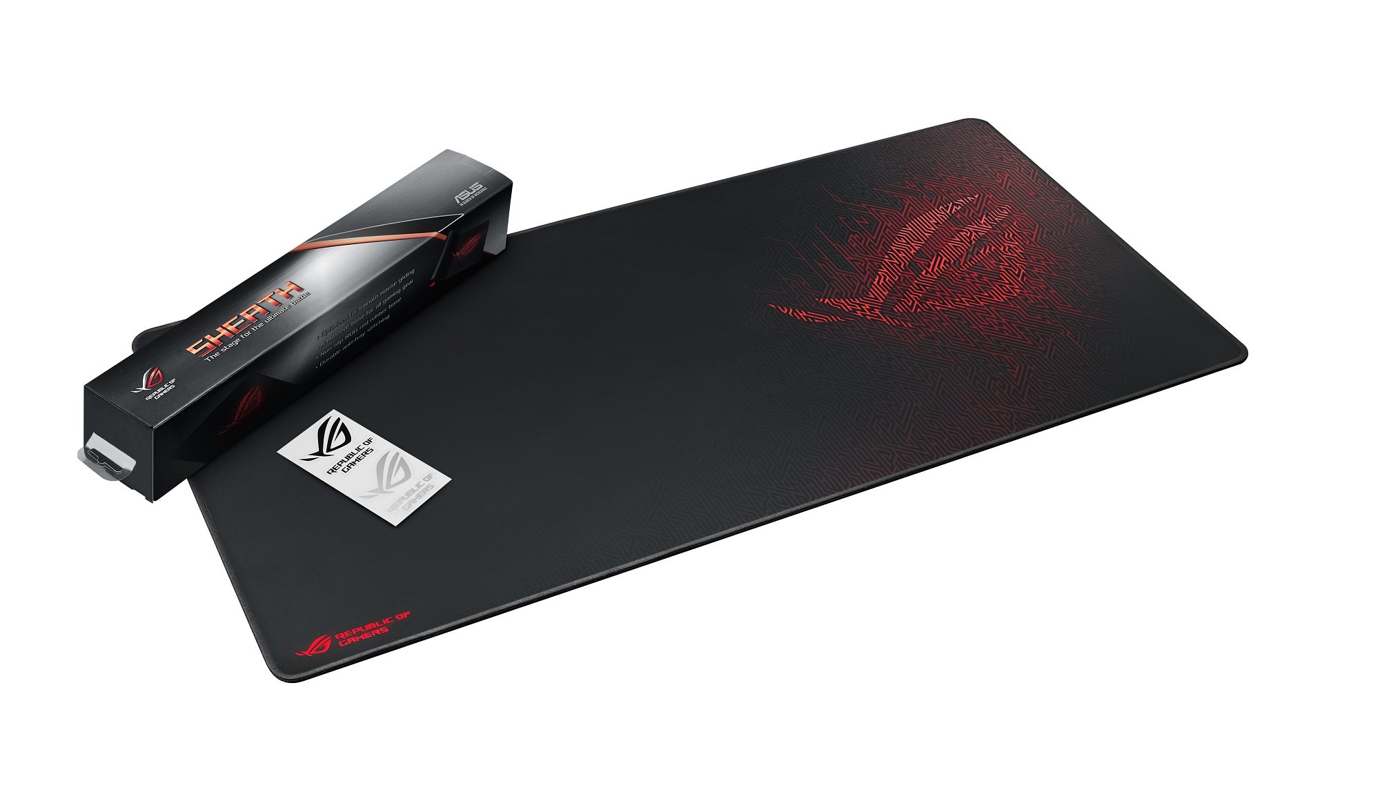 ASUS ROG Strix 31.5” 1440P Curved Gaming Monitor (XG32VC) ROG Sheath Extended Gaming Mouse Pad Bundle