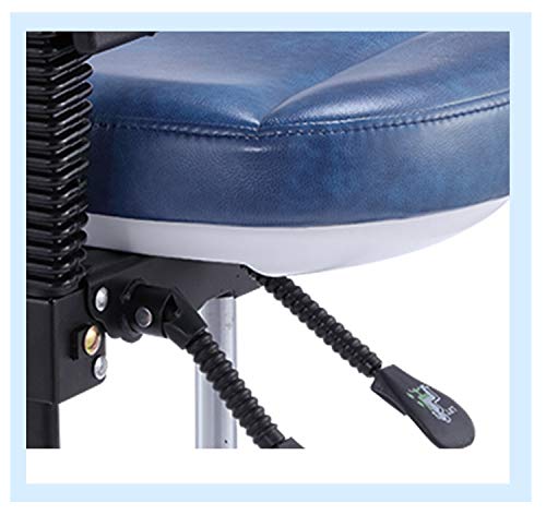 Adjustable Rolling Dental Stool Ergonomic Heavy-Duty Chair with Wheels for Beauty Salon Massage Dental Clinic Office Home Spa