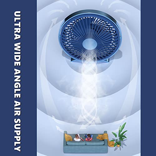 Chchmu USB Desk Fan Mini Desktop Table Fans 2 Speed Personal Quiet Fan with Strong Airflow Portable Cooling Fan with Head Adjustable for Home Bedroom Dormitory Office Table & Desktop, Gold