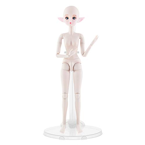 ARTIBETTER 12Pcs Doll Stand Transparent Doll Stand Plastic Doll Display Holder Clear Action Figures Doll Accessories
