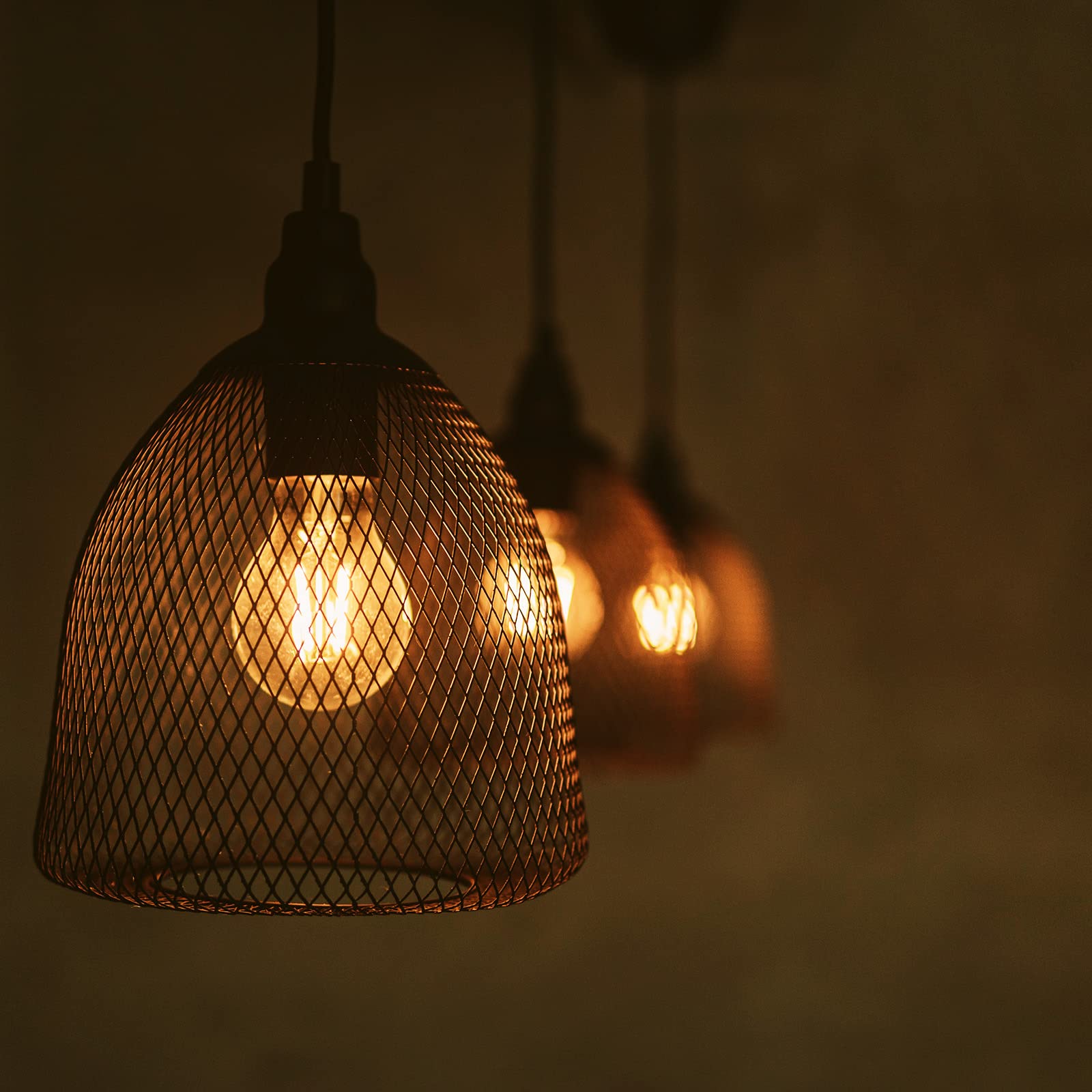 A19 E26 Base Dimmable Edison LED Bulbs, 6W(60 Watt Equivalent) Stepless Dimming Light Bulbs 630LM, 2700K Warm White, Vintage Clear Glass LED Filament Bulb for Home, Wall Sconce, Ceiling Fan, 6 Pack