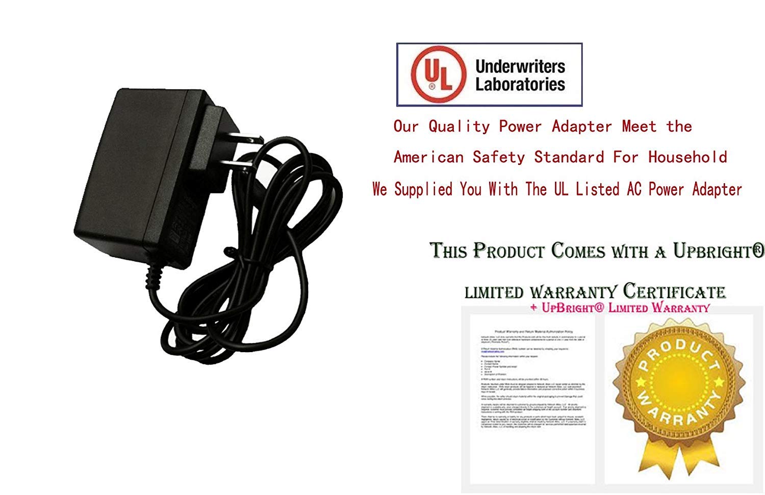Compatible Replacement Mains USB PC Cable for Wd My Book Essential External Hard Drive 4TB 3TB 2TB 1TB Compatible Parts 12V 2A AC Adapter Charger Power Cord