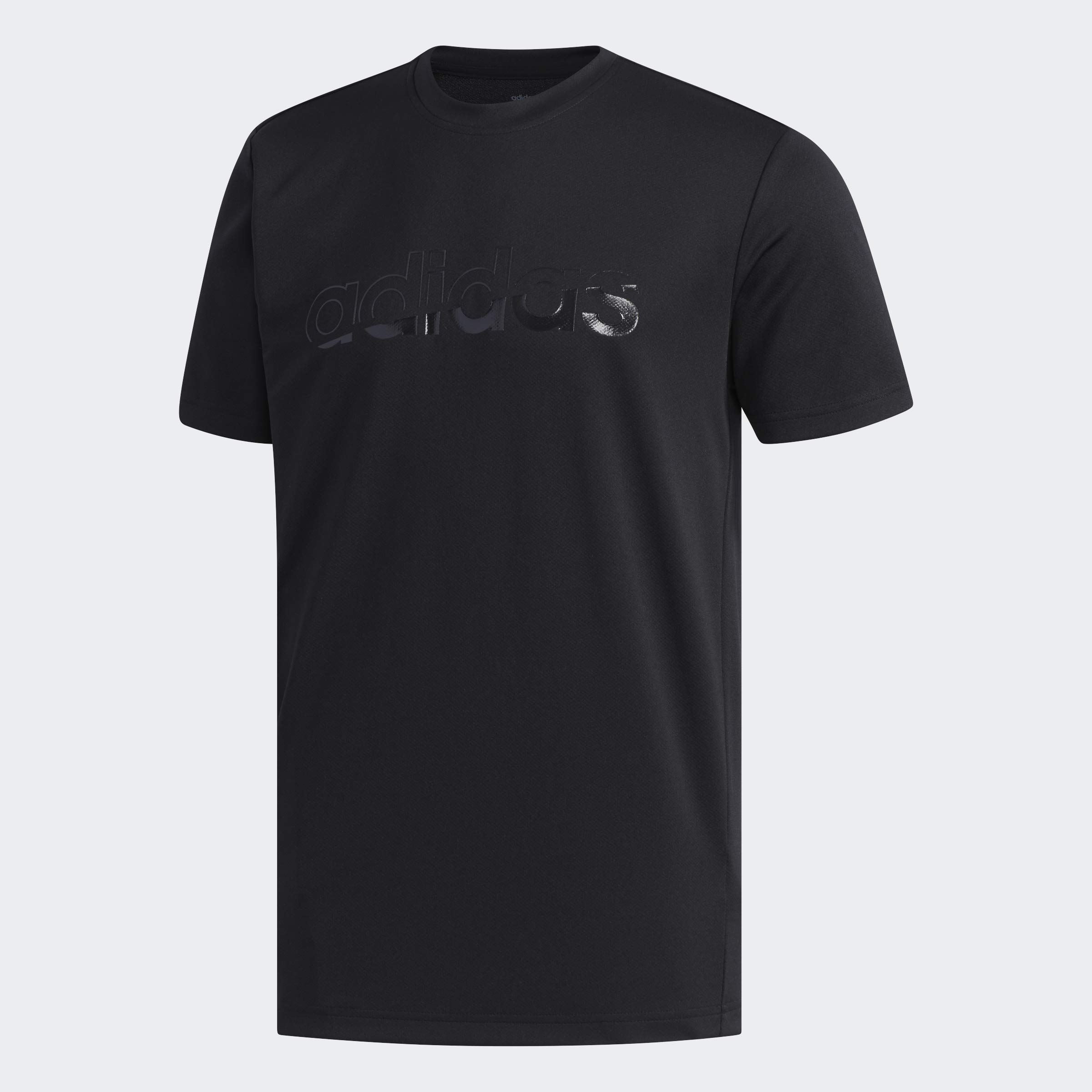 adidas Men's Designed 2 Move Branded Tee Black/Black Small