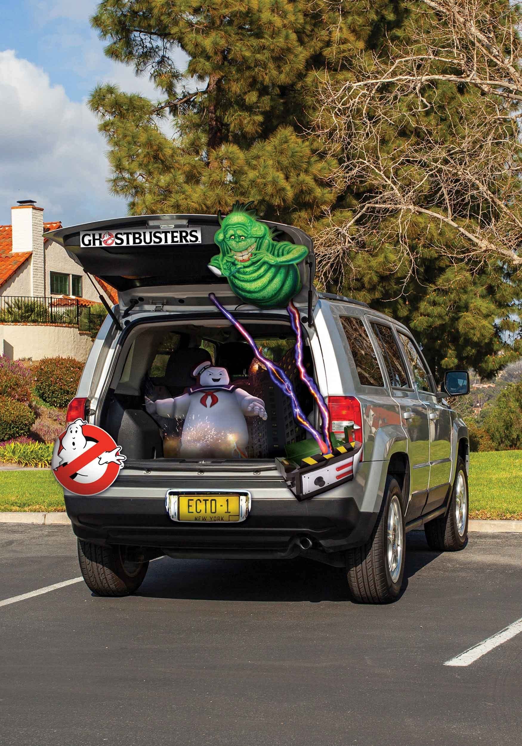 Disguise Limited Halloween Trunk or Treat Ghostbusters Car Decoration Kit, Spooky Decor for Cars, SUV & Trucks