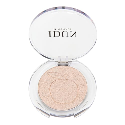 IDUN Minerals Single Eyeshadow, Fjallsippa - Highly Pigmented Intense Color - Highlighter, Shimmery/Illuminating Finish - 100% Vegan, Highly Purified, Safe for Sensitive Eyes - Champagne, 0.10 oz
