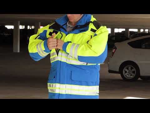 5.11 Tactical Men's Responder's High Visibility Performance Parka, Style# 48073, Dark Navy, XX-Large