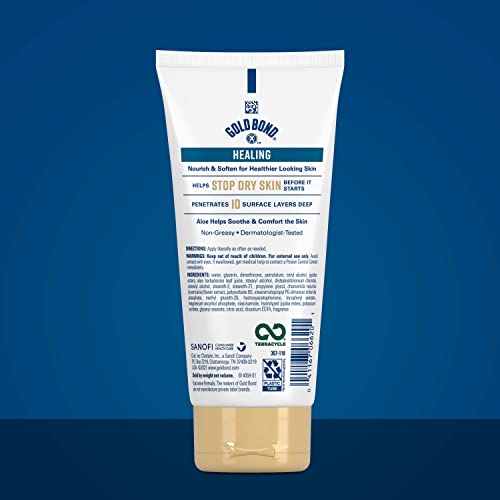 Gold Bond Healing Skin Therapy Lotion with Aloe 5.5 oz., Non-Greasy & Hypoallergenic