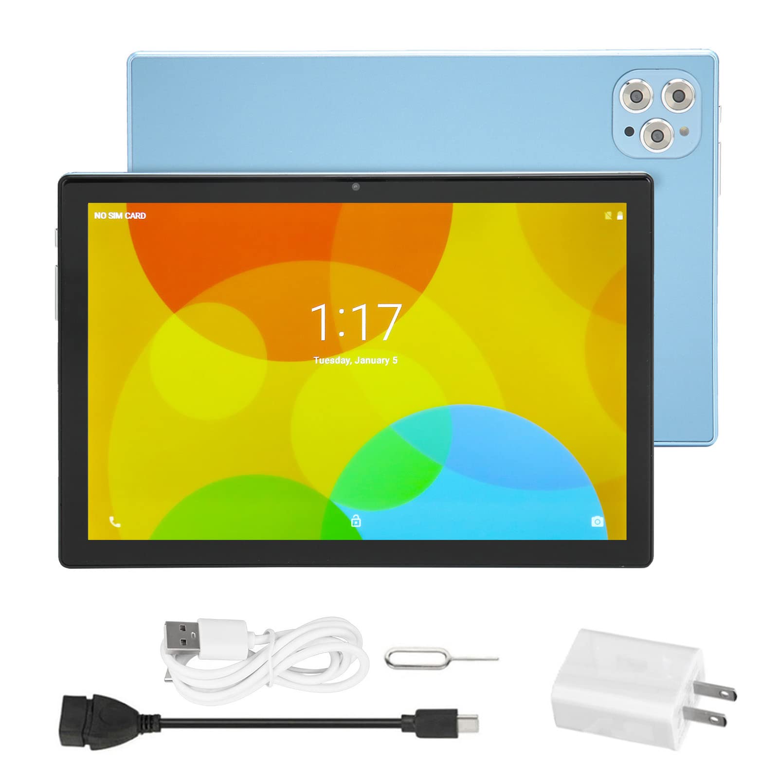AMONIDA Portable Tablet, 6G RAM 128G ROM 10.1 Inch Tablet for Travel for Home (US Plug) (AMONIDAg6inz9pc80-12)