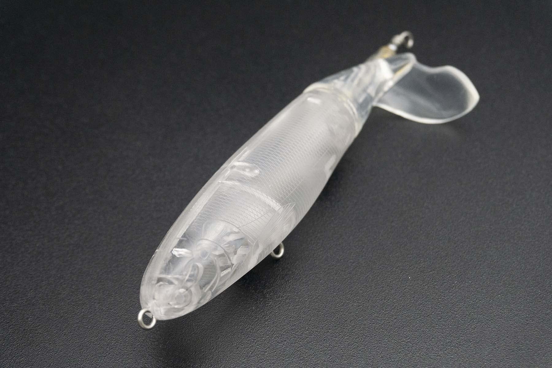 5PCS Unpainted Lure Blanks 14.19g 10.7cm with Free Special Eye Crankbait Simulation Blank Body Clear Hard Baits Trout Salmon Minnow Lure Popper Lures Topwater Freshwater 8339L