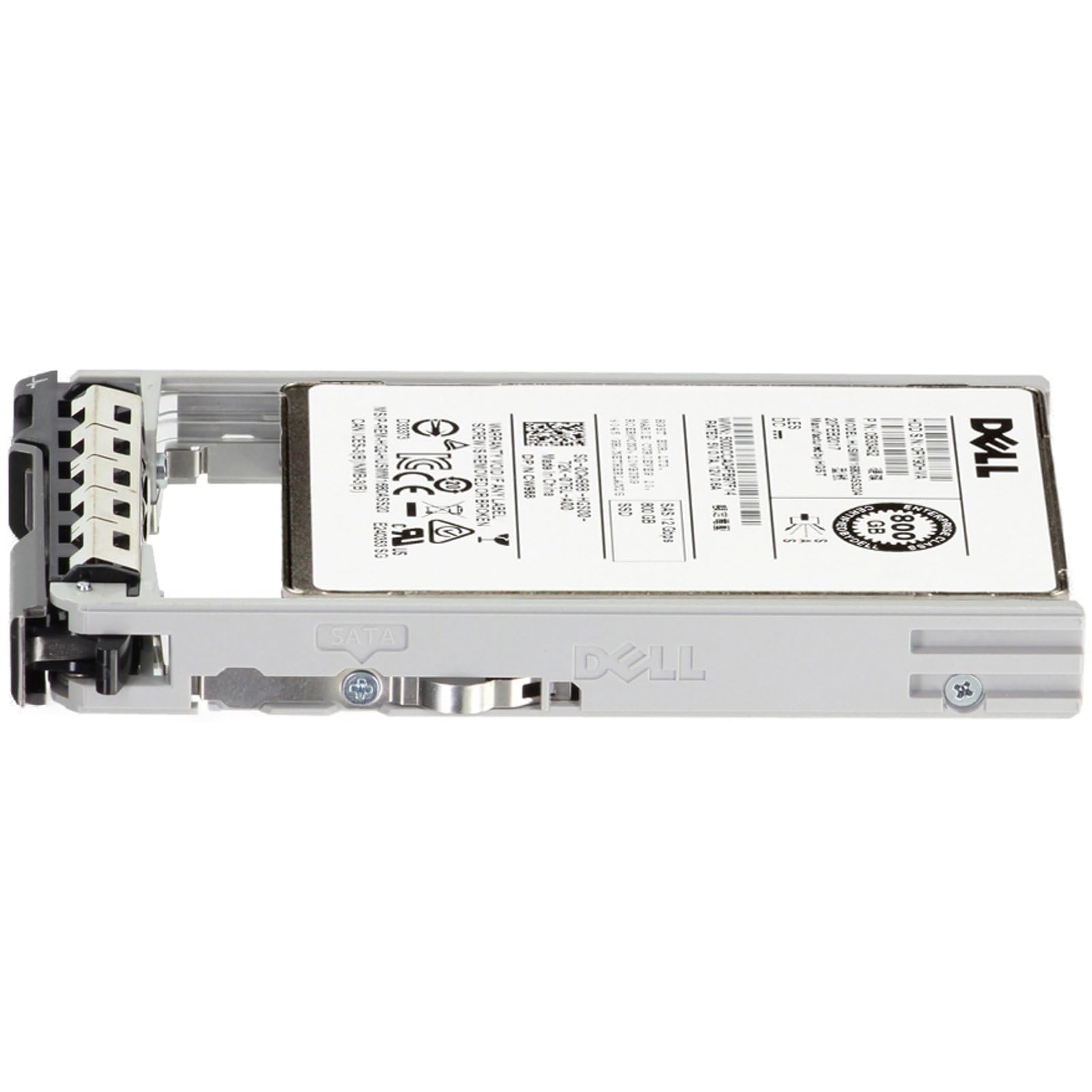Dell 800GB 12Gbps SAS WI MLC 2.5 SSD 1680ASS204 (CW988) (Renewed)