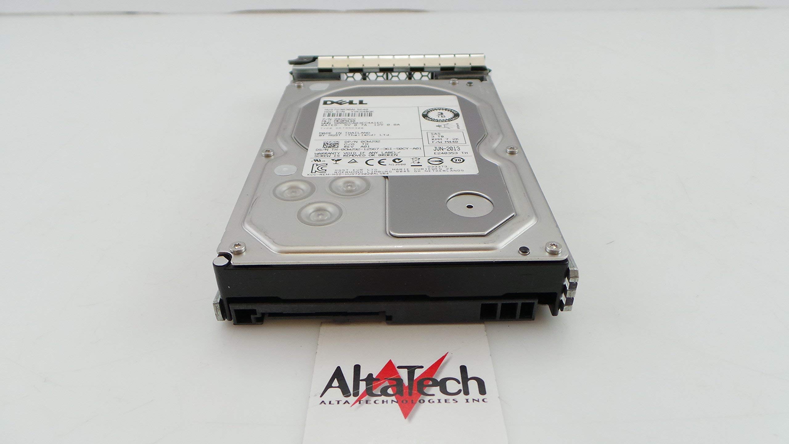 DELL CWJ92 3.0TB 7.2K ENT SAS 3.5 6GBPs Hard Drive (Renewed)