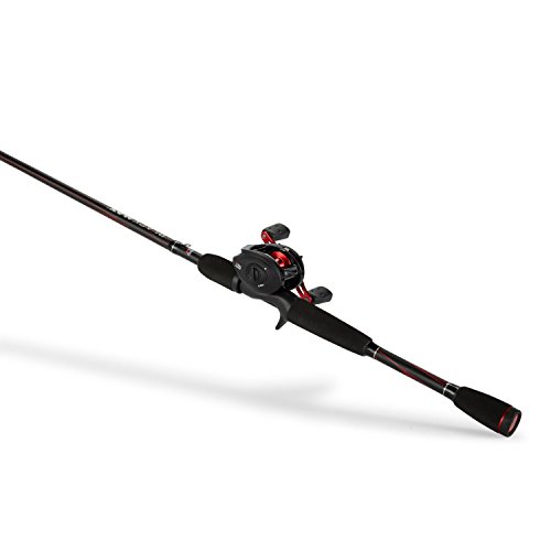 Abu Garcia Black Max & Max X Low Profile Baitcast Reel and Fishing Rod Combo