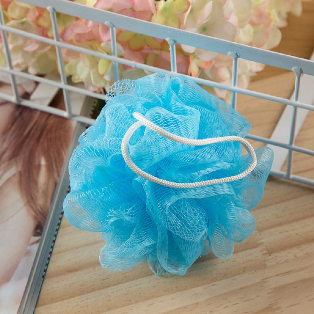 Kids Bath Sponges, Small Mesh Loofah Colorful Shower Sponges Exfoliating Travel Loofah Pack of 8