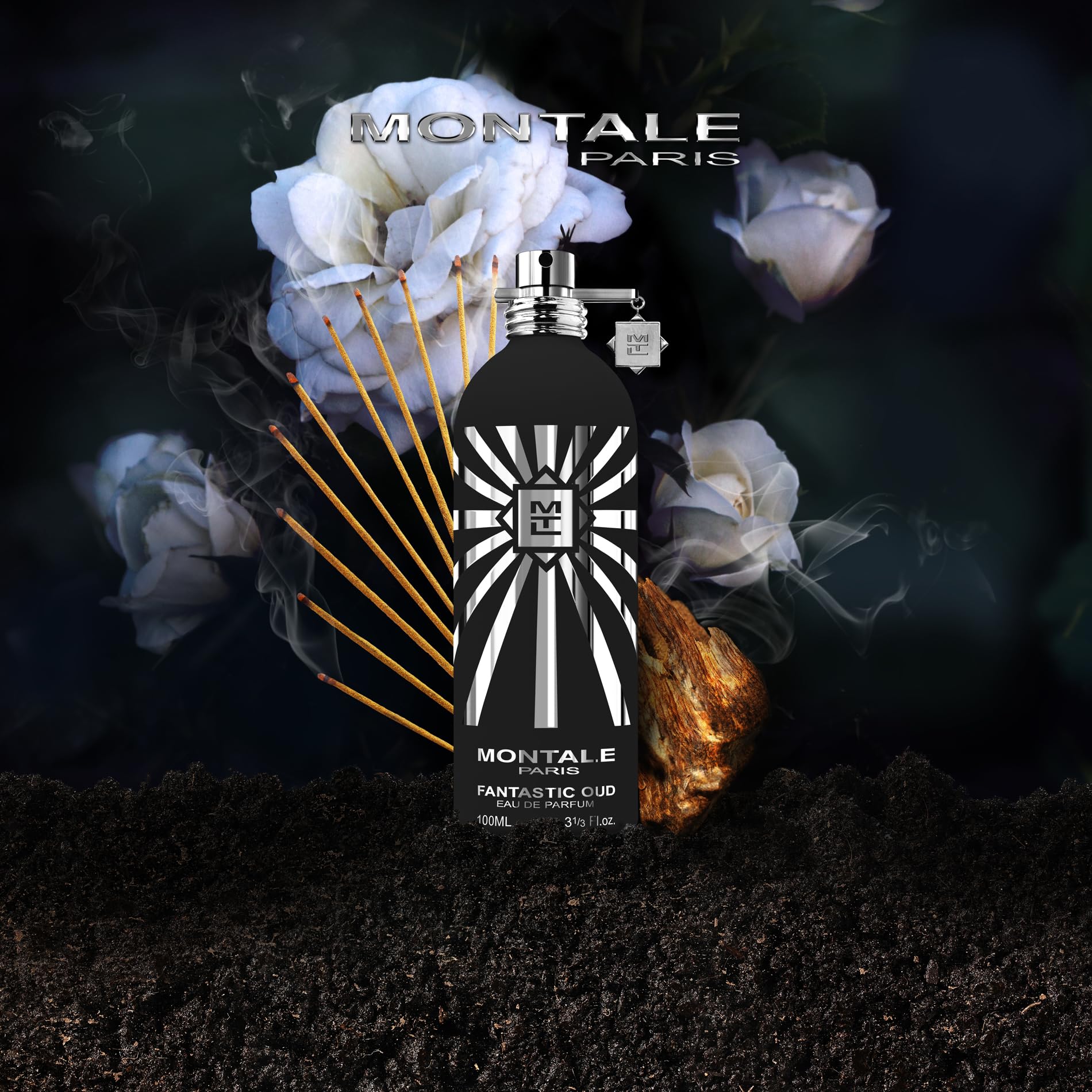 MONTALE Fantastic Oud Eau de Parfum Spray, 3.4 Fl Oz