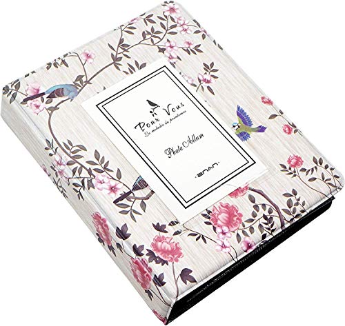 Borya 64 Pockets Mini Photo Album for Fujifilm Instax Mini 11/Instax Mini Liplay/Instax Mini Link/Mini 9/Mini 8/Mini 90/Mini 25/Polaroid Snap PIC-300/HP Sprocke/Kodak Mini 3-Inch Film.(Cuckoo)