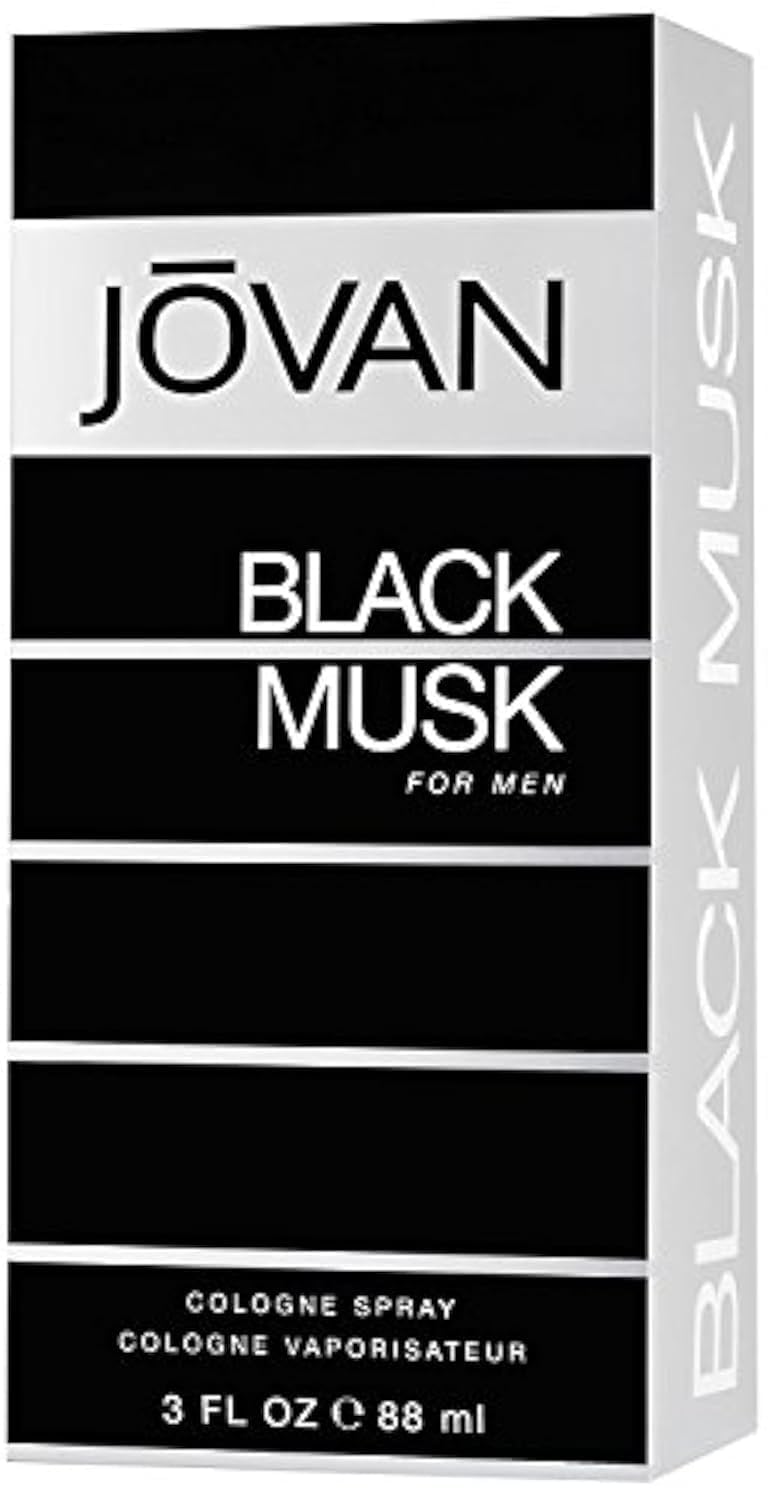 Jovan Black Musk Eau de Cologne for Men, 88ml