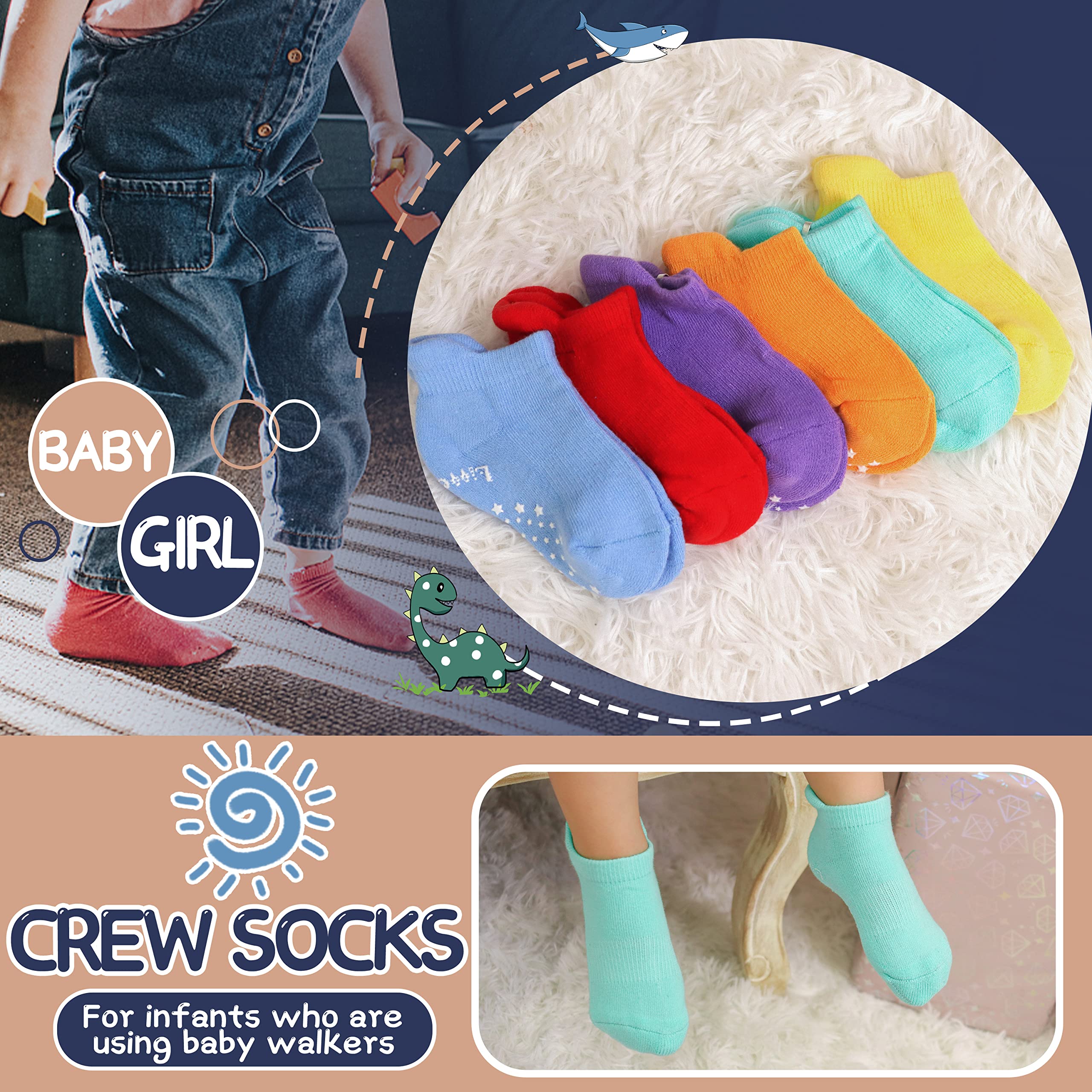 ANTSANG Kids Merino Wool Ski Socks 3 Pairs Boys Girls Thermal Warm Thick Winter Cushioning Socks for Snowboarding Skiing