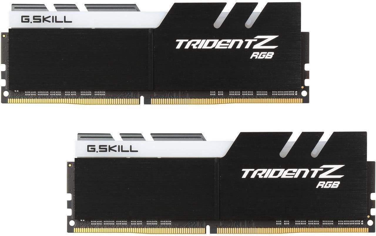 G.SKILL Trident Z RGB Series (Intel XMP) DDR4 RAM 32GB (2x16GB) 3200MT/s CL14-14-14-34 1.35V Desktop Computer Memory UDIMM (F4-3200C14D-32GTZR)