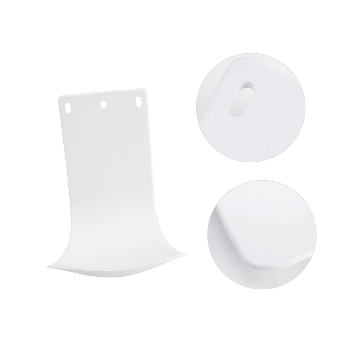 Angoily 2pcs Plastic Water Tray Wall Mount Soap Dispenser Handwashing Machine Trays Soap Dispenser Trays Holder Foaming Soap Drip Trays Decorate White Abs Dripping Water
