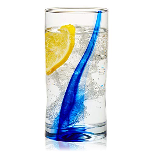 Libbey Blue Ribbon Impressions 16-Piece Tumbler and Rocks Glass Set