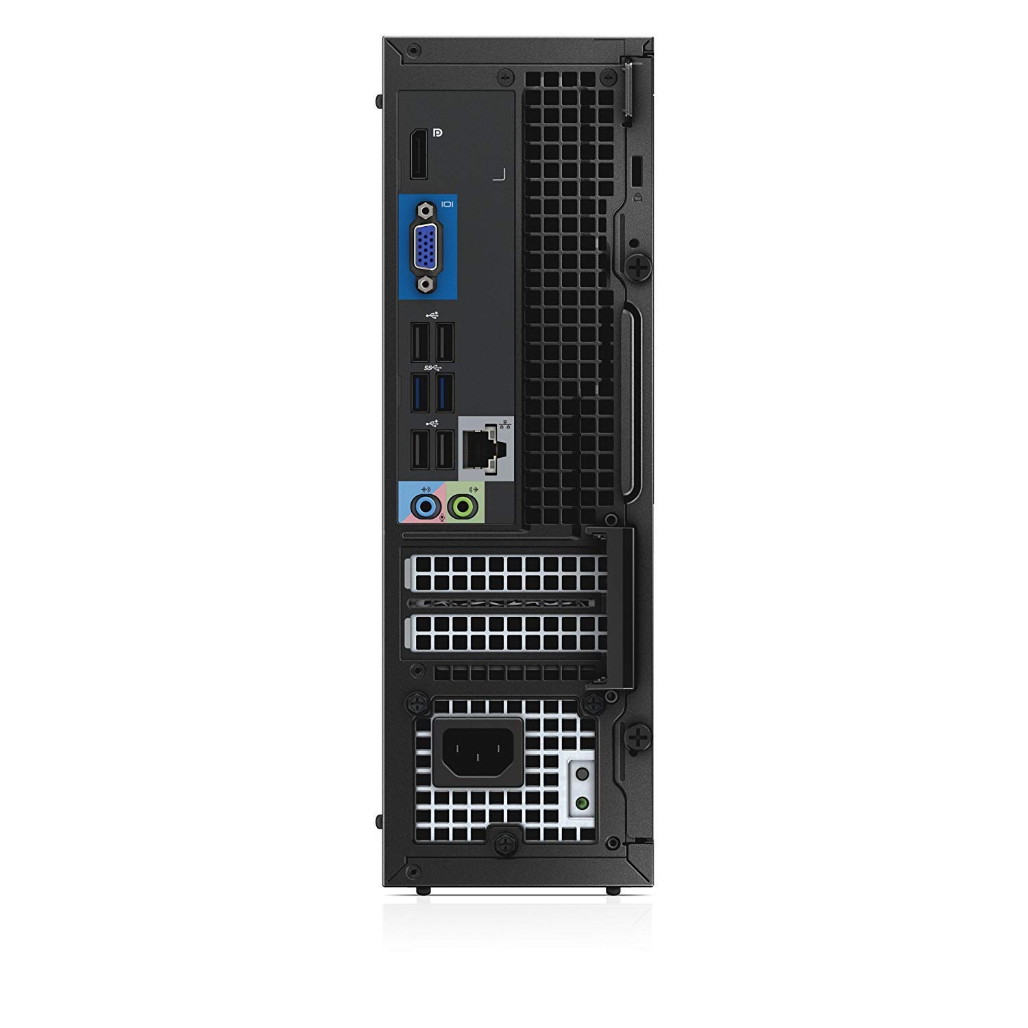 Dell OptiPlex 3020 Desktop Computer - Intel Core i5 i5-4590 3.30 GHz + Wireless Keyboard & Mouse + (2) Dual 22 Inch Monitors (Renewed)