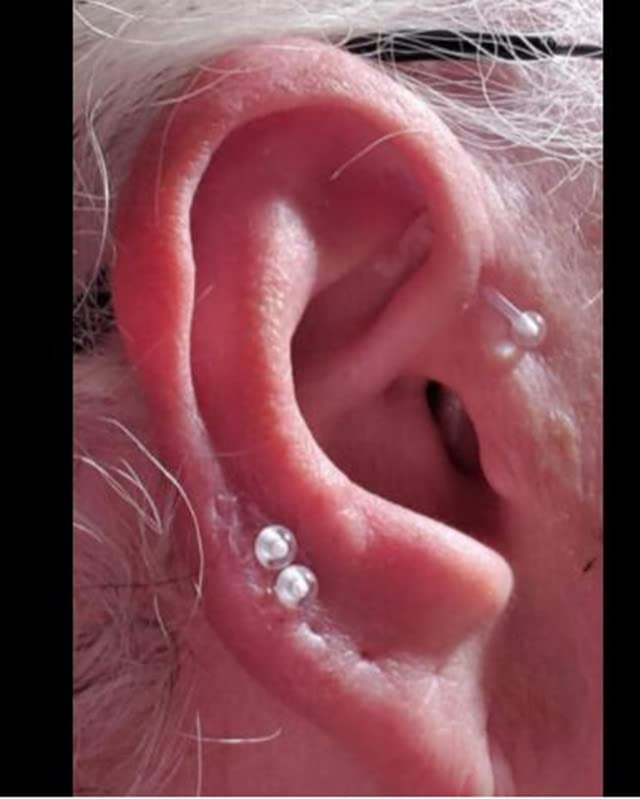 D.Bella 16G Clear Piercing Retainers Flexible Cartilage Helix Daith Rook Tragus Earring Bioflex Plastic Nose Septum Lip Eyebrow Rings